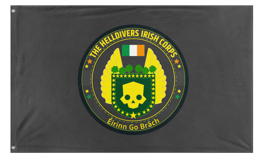 The Helldivers Irish Corps flag (The Irish Emperor) – Flagmaker & Print
