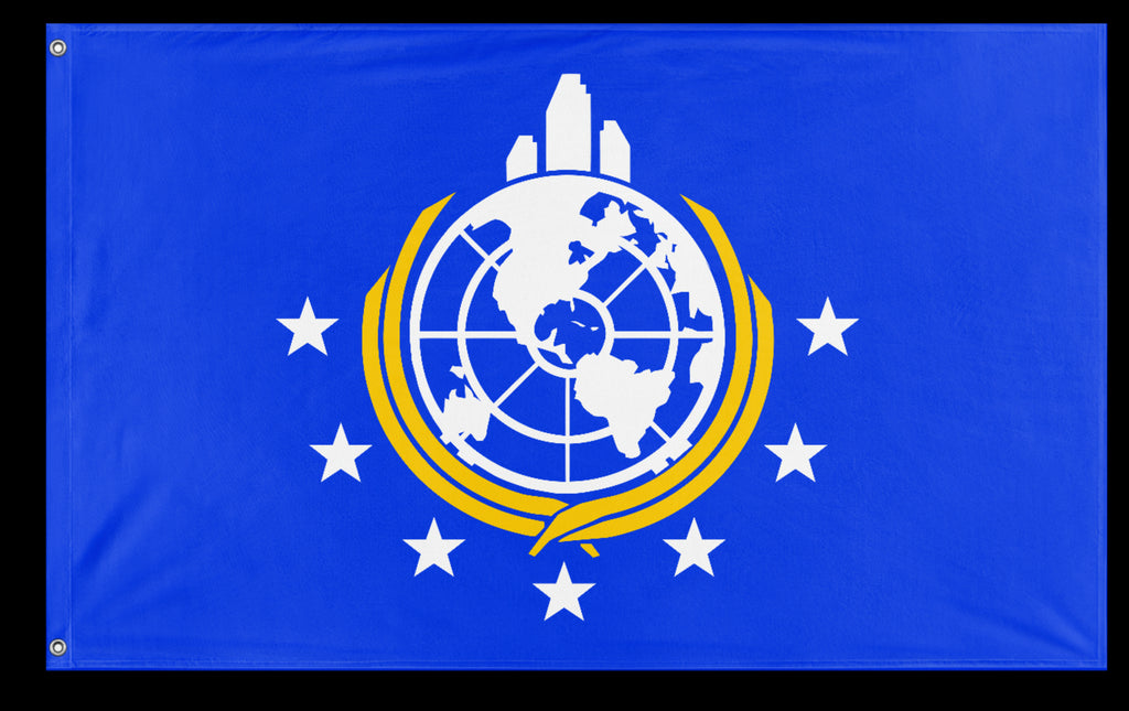Super Earth flag (Helldivers) – Flagmaker & Print