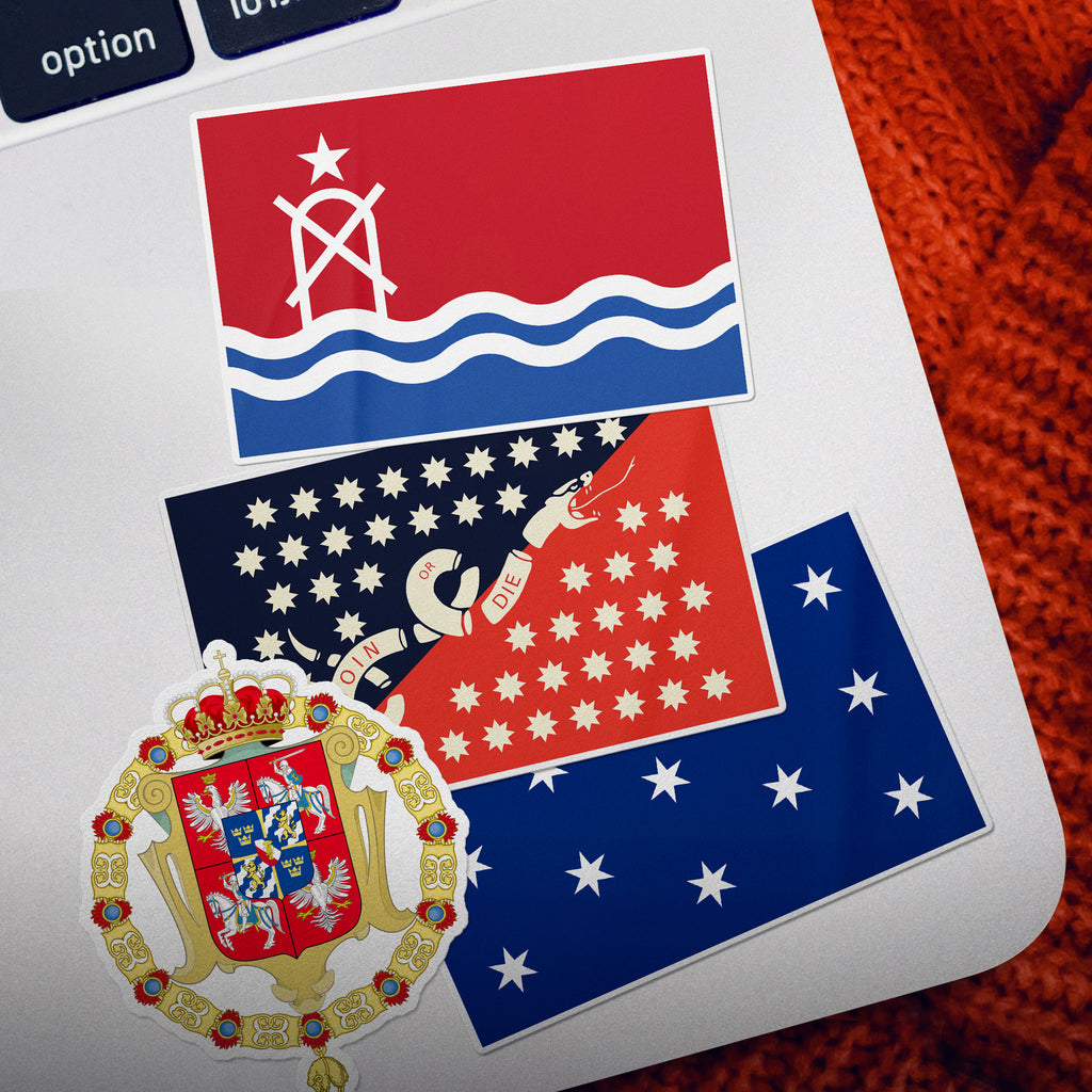 Your Custom Flag as a Sticker – Flagmaker & Print