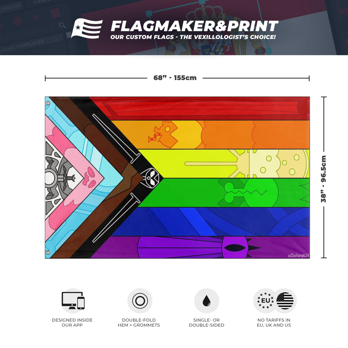 Progressive Owl flag (Philipp Lukas) – Flagmaker & Print