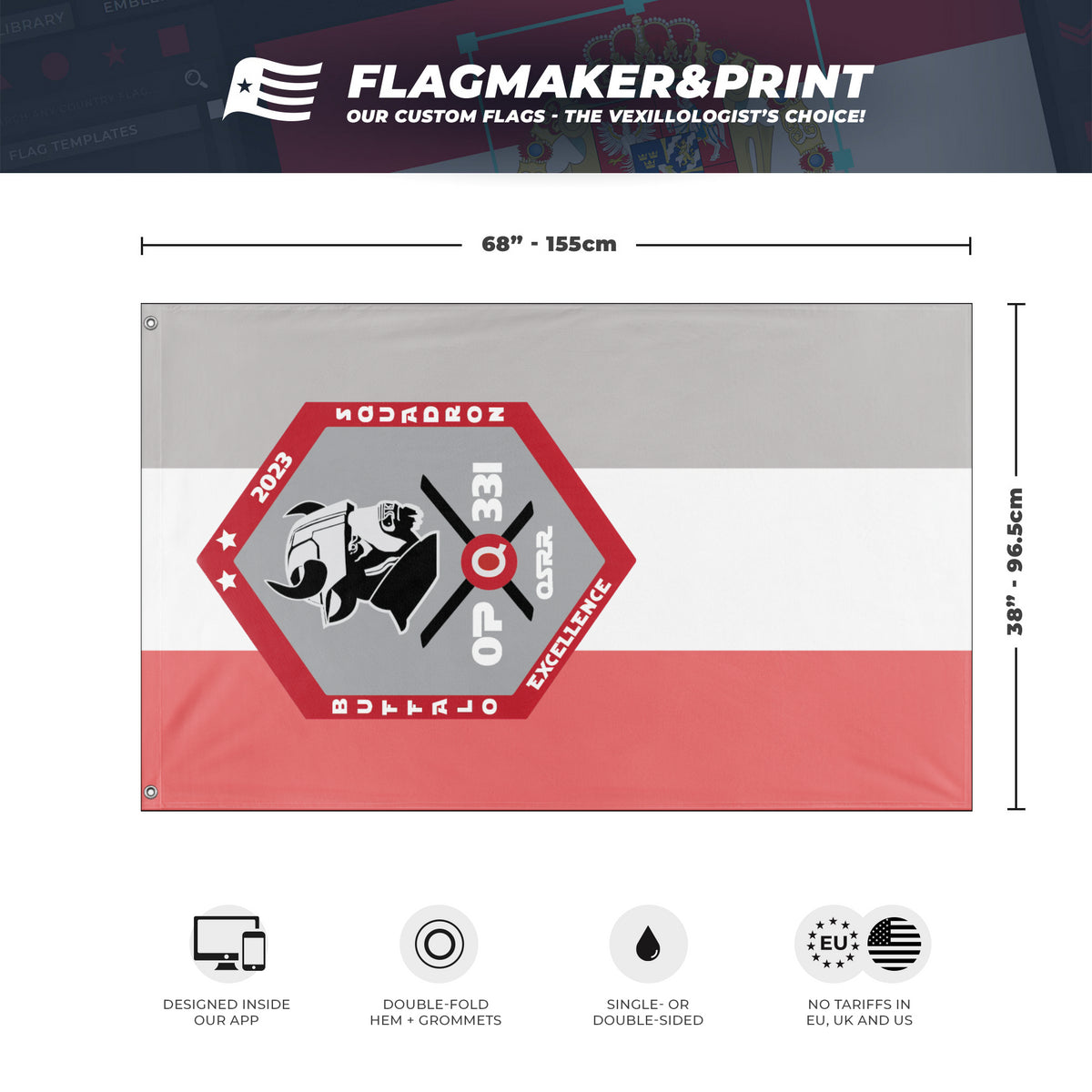 Op331 2023 flag (PJ) – Flagmaker & Print