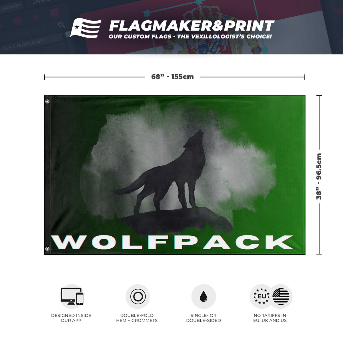 Merch flag (Brady) – Flagmaker & Print