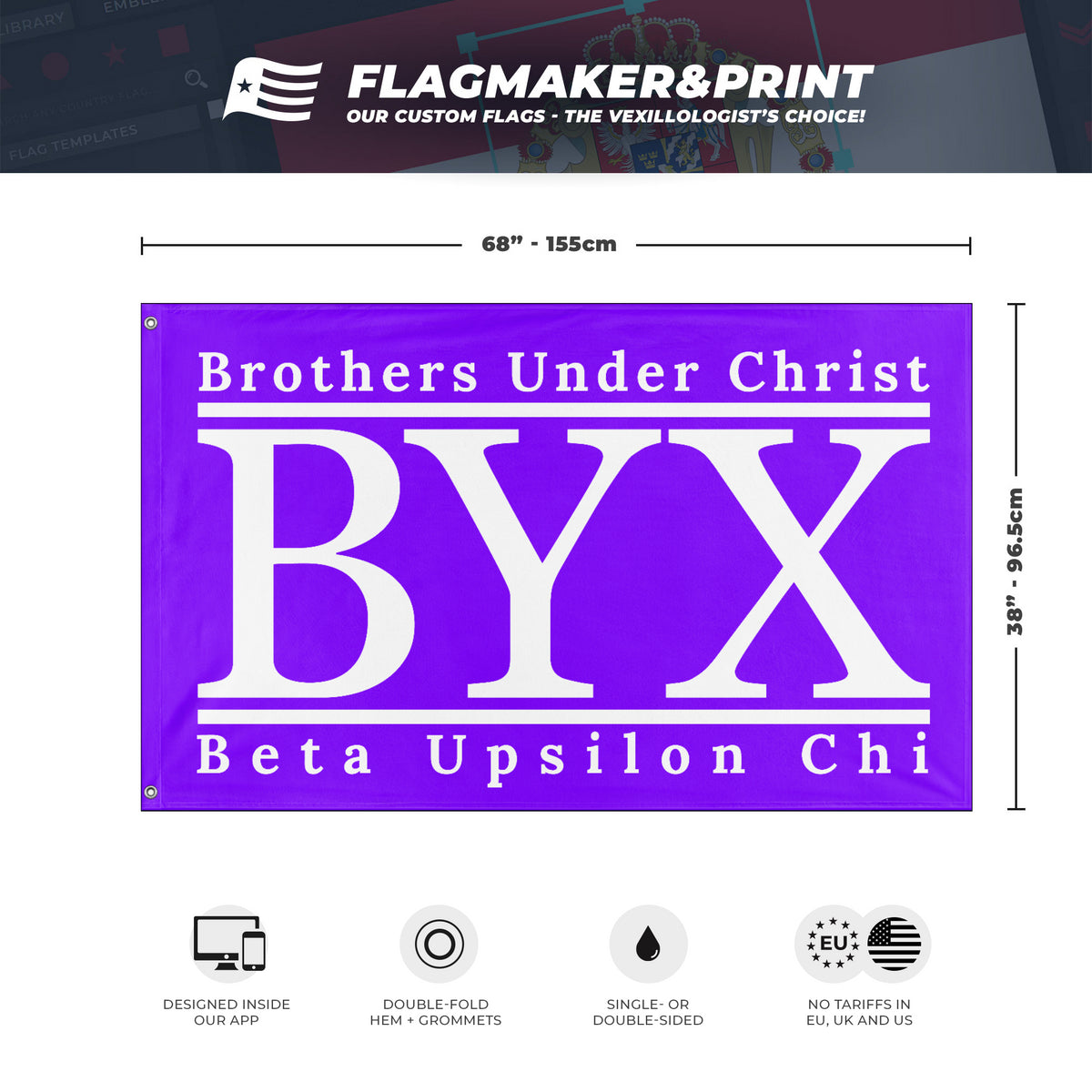 BYX flag (Josh) (Hidden) – Flagmaker & Print