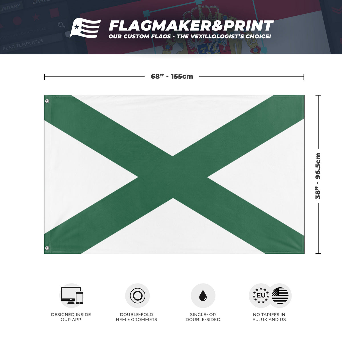 Gael Ensign flag (Laird Hastings) – Flagmaker & Print