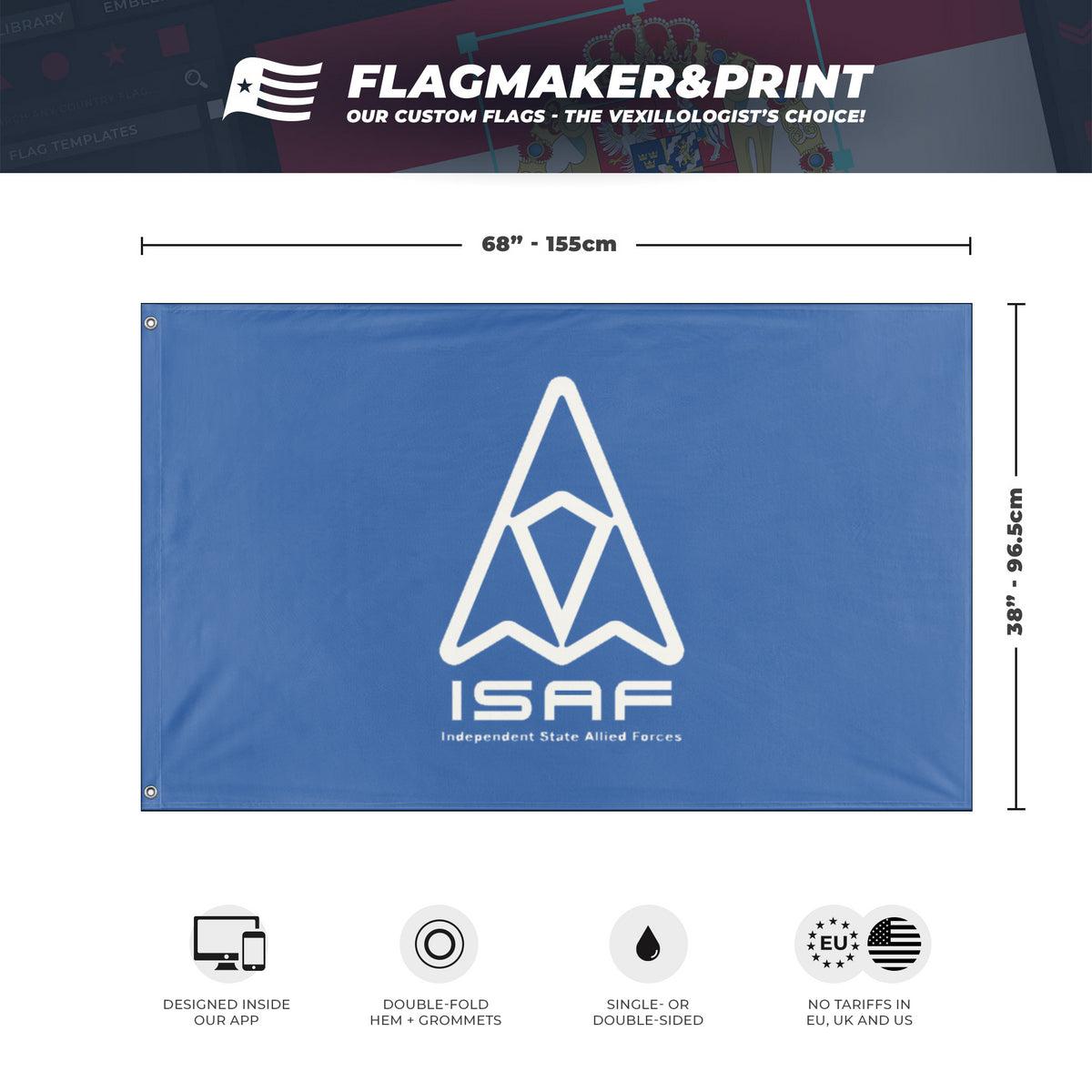 ISAF Flag (Mobius 1) – Flagmaker & Print