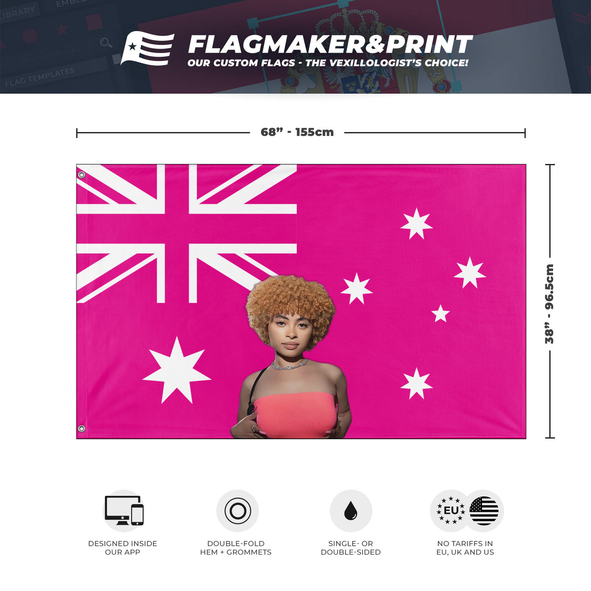 ICE SPICE flag (Jack Kelly) – Flagmaker & Print