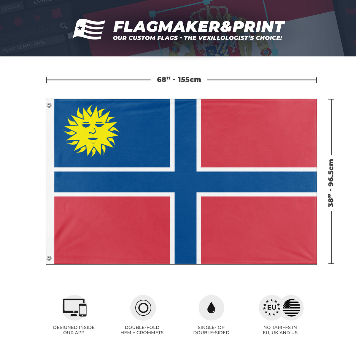 State of Muskogee flag (Florida) – Flagmaker & Print