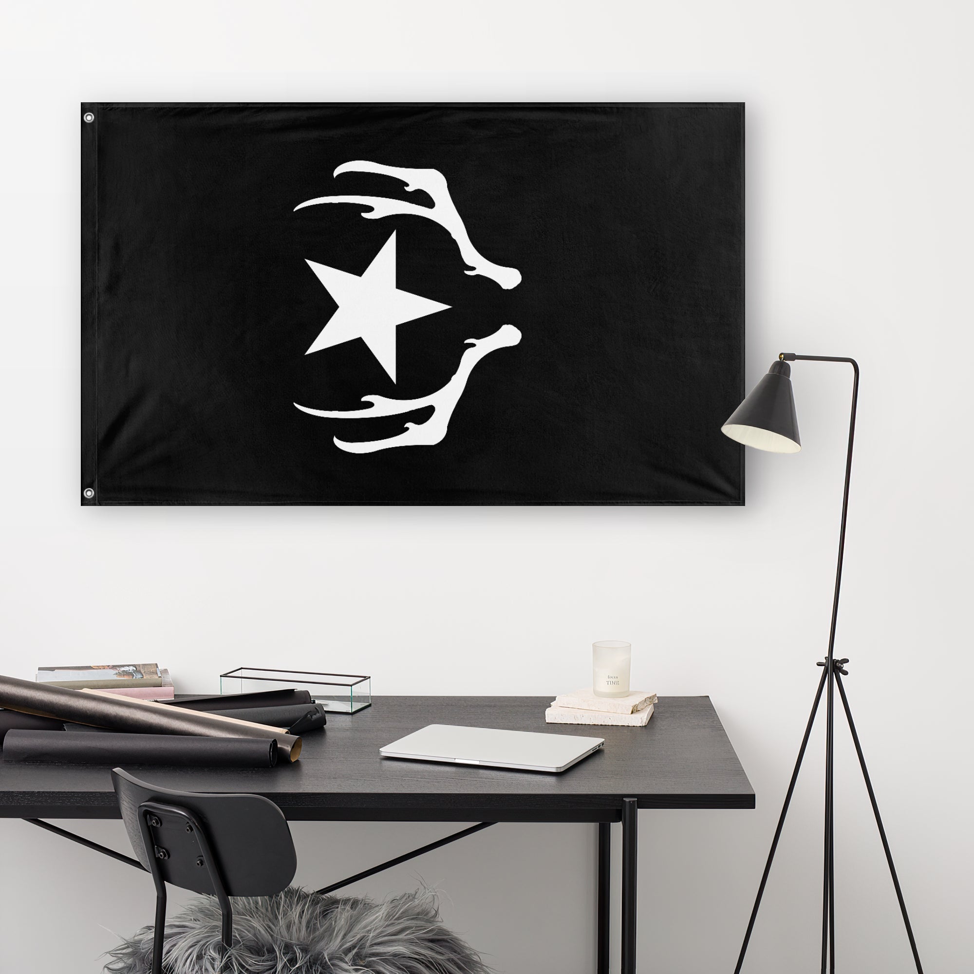 Disco Elysium Star and Antlers flag (HDB) – Flagmaker & Print