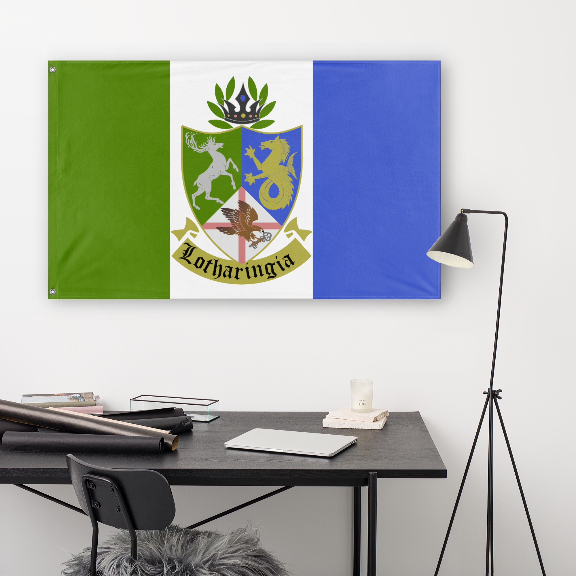 Koenigreich Lotharingia flag (Lyka) (Hidden) – Flagmaker & Print