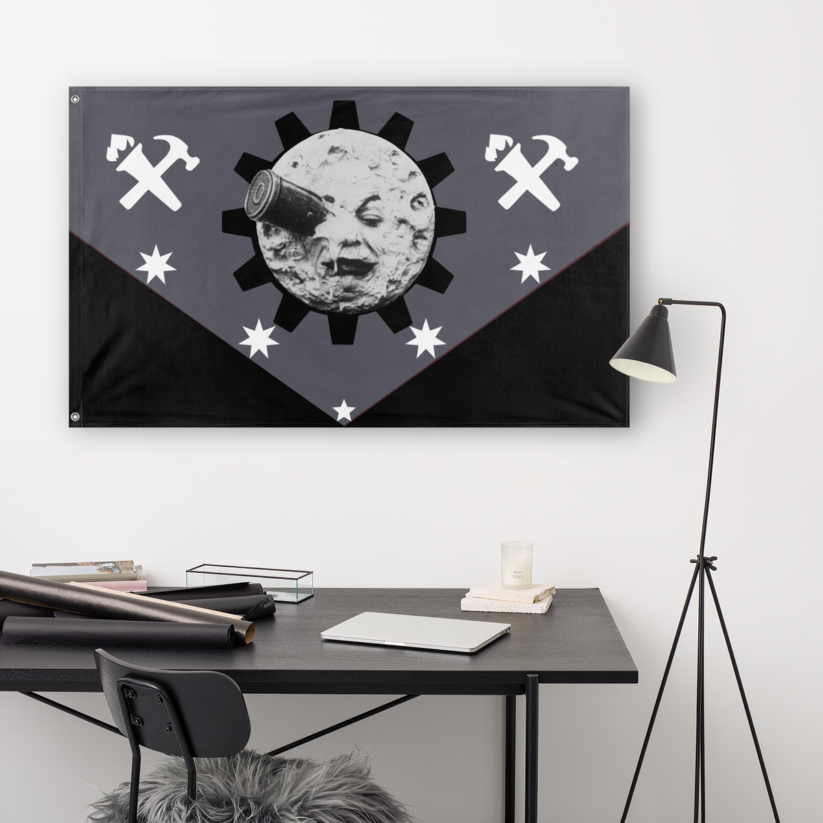 The Great Moon National flag (The Great Moon) – Flagmaker & Print