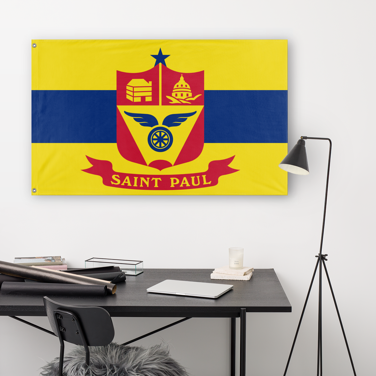 Saint Paul flag (Minnesota) – Flagmaker & Print