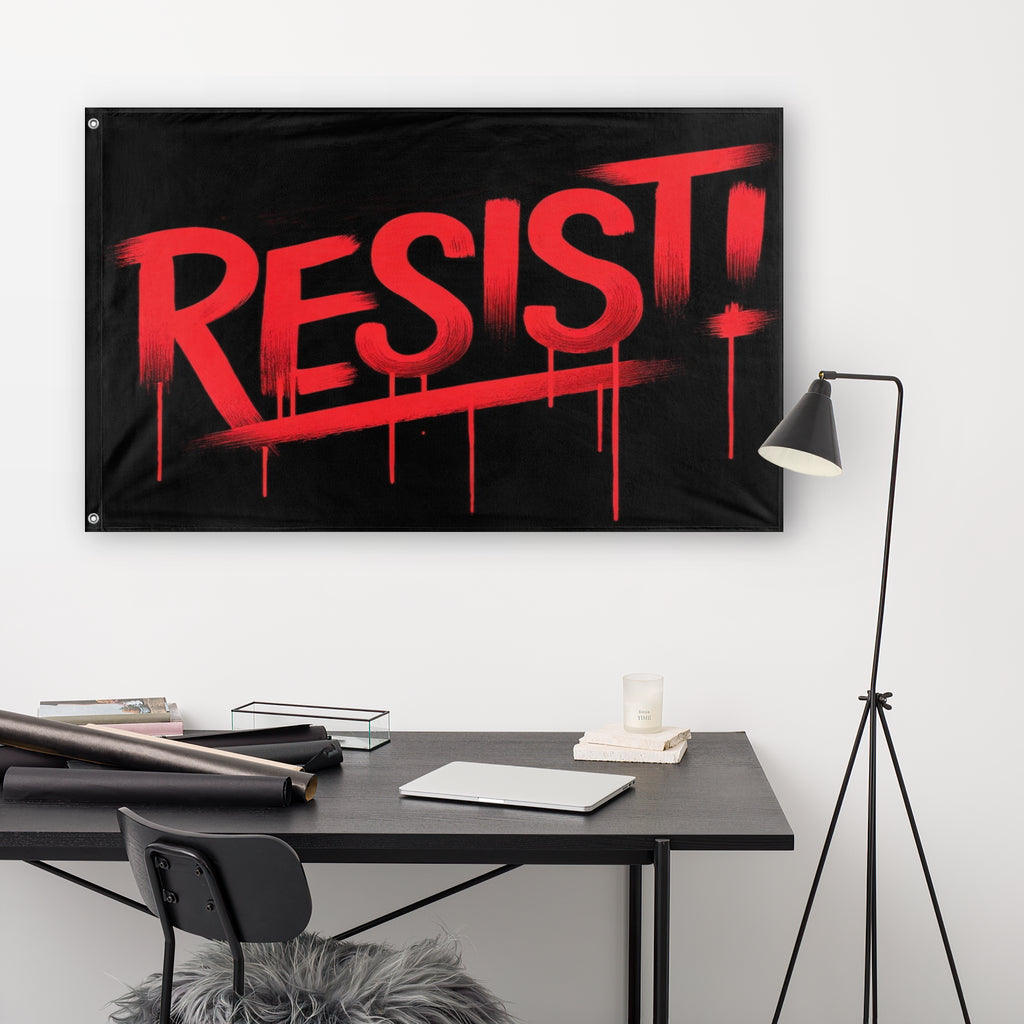 Resist! flag (Roger) – Flagmaker & Print
