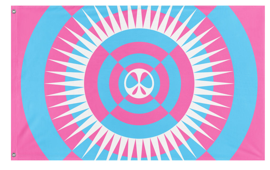 Trans Peace Pride flag (Rhiza Stirning) – Flagmaker & Print