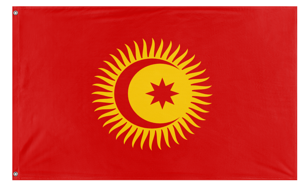 Turkic Soviet Socialist Republic flag (Flag Mashup Bot) – Flagmaker & Print