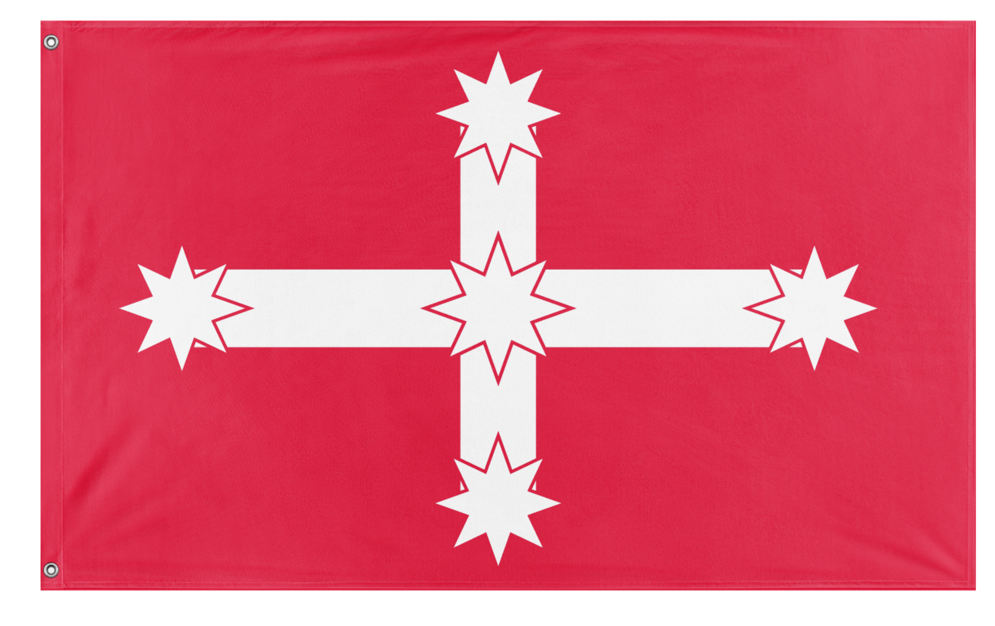 Red Eureka flag (CJED) – Flagmaker & Print