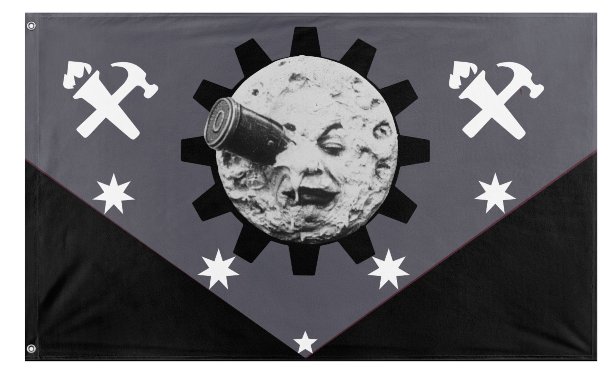 The Great Moon National flag (The Great Moon) – Flagmaker & Print