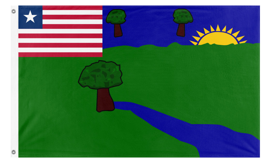 River Gee County flag (Liberia) – Flagmaker & Print