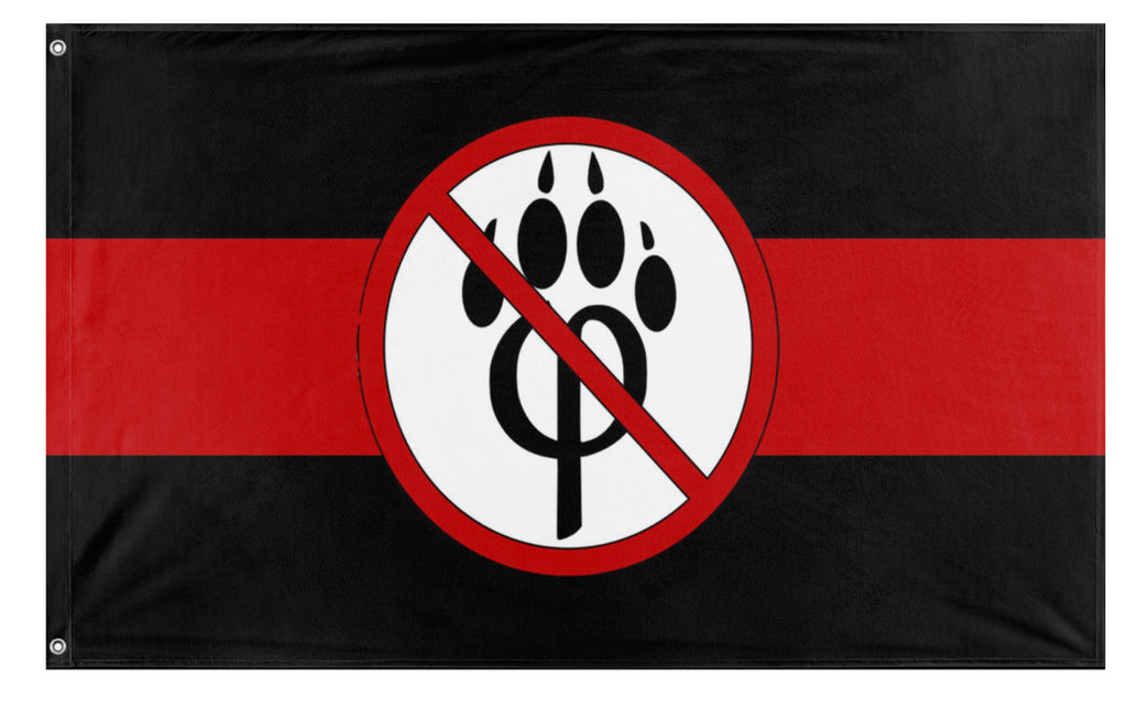 Anti Furry flag (number #1 furry hater) (Hidden) – Flagmaker & Print