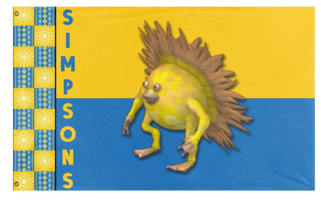 Simpsons flag (Globus) (Hidden) – Flagmaker & Print