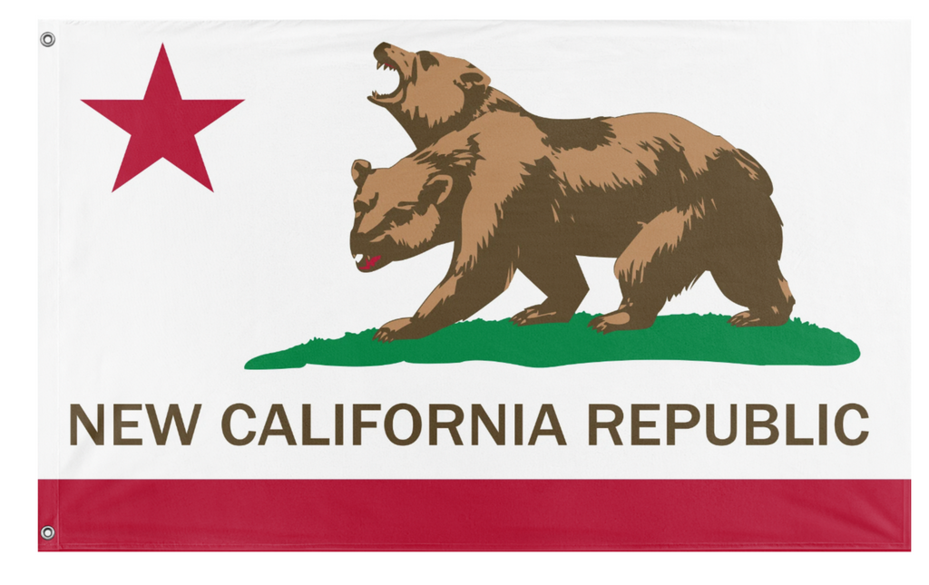 New California Republic Flag (New Vegas) flag (Atomic) – Flagmaker & Print