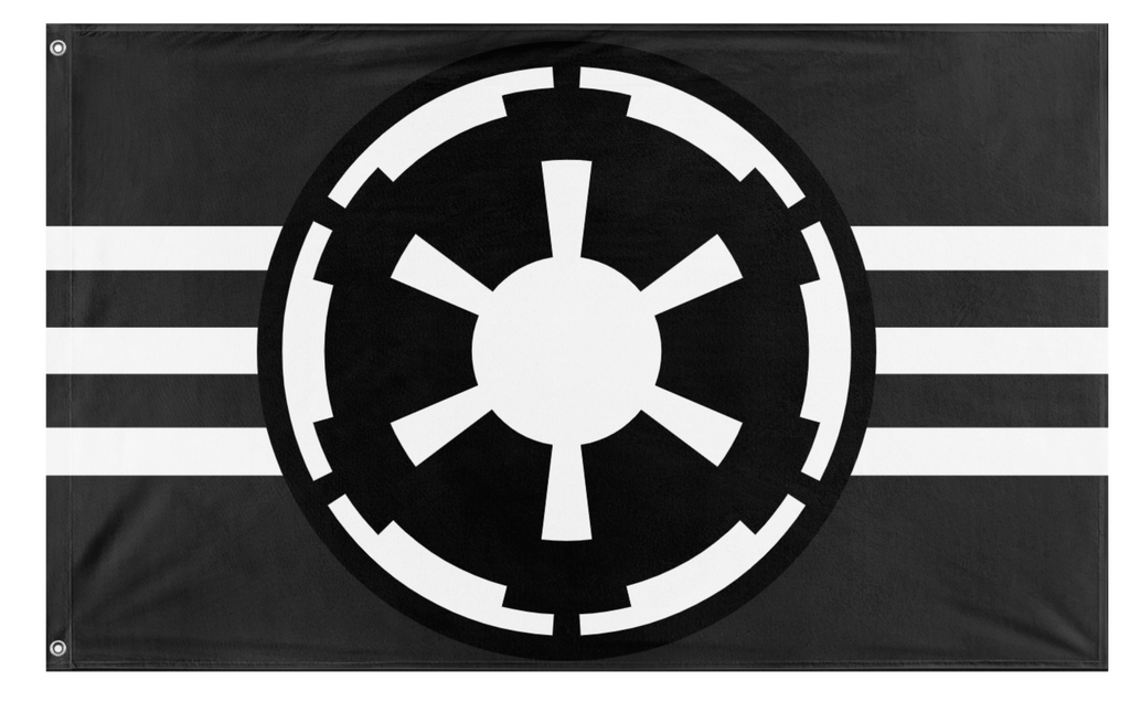 The Galactic Empire flag (Leonard the Nerd) – Flagmaker & Print