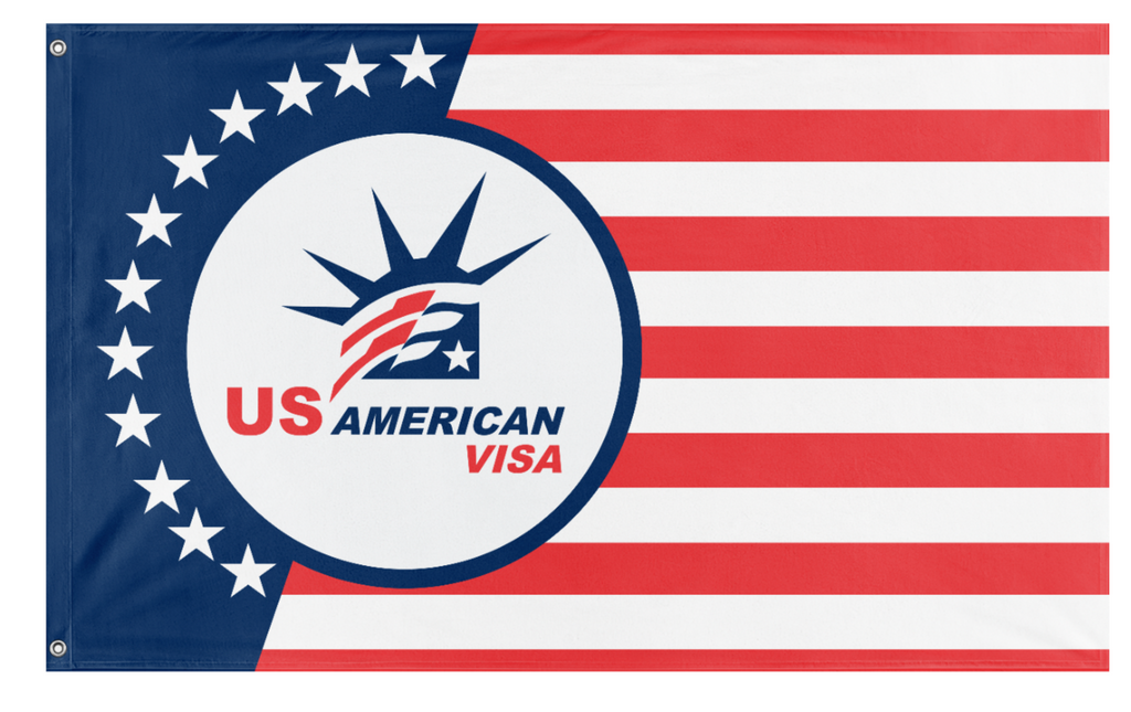 US American Visa flag (Melvin Morales) – Flagmaker & Print