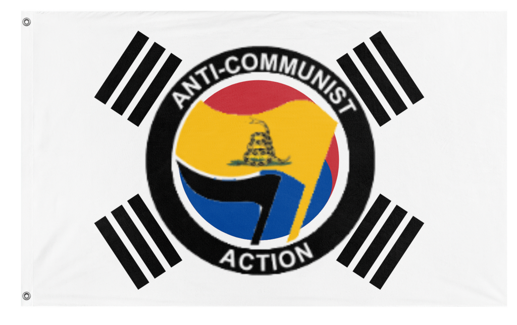 South Korea anti-communist Action flag (Donald Trump) – Flagmaker & Print