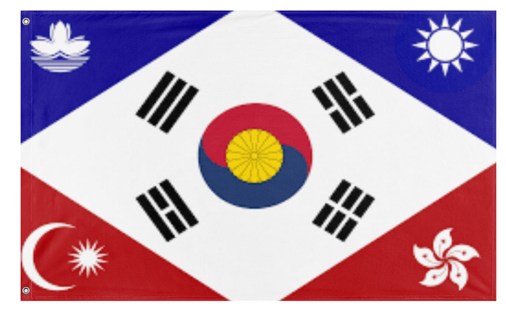 Anti-Communist Asian Union flag (Donald Trump) – Flagmaker & Print