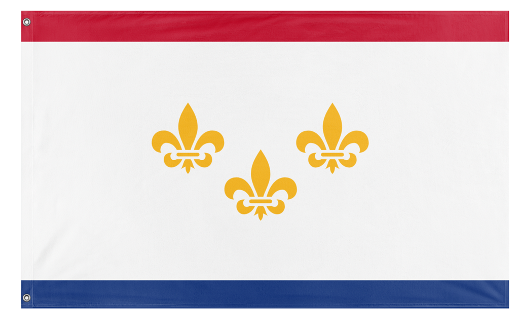 New Orleans flag (Bernard Barry & Gustave Couret) – Flagmaker & Print