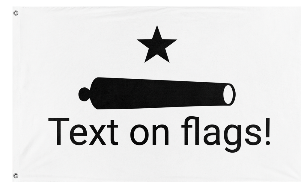 text flag (text) (Hidden) – Flagmaker & Print