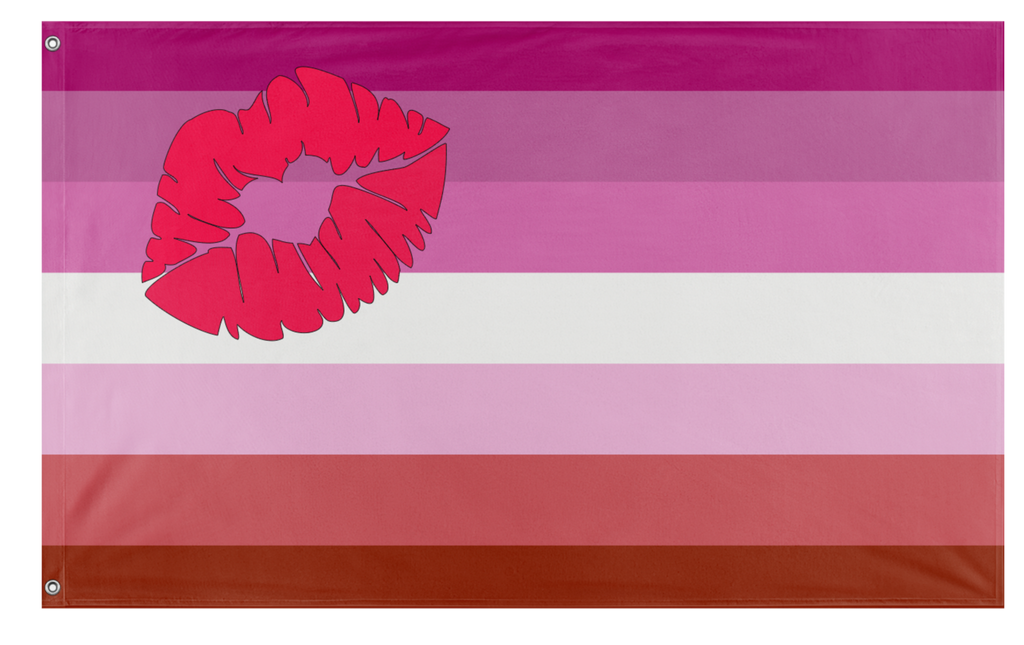 Lesbian Lipstick Flag (LGTBQ+) – Flagmaker & Print