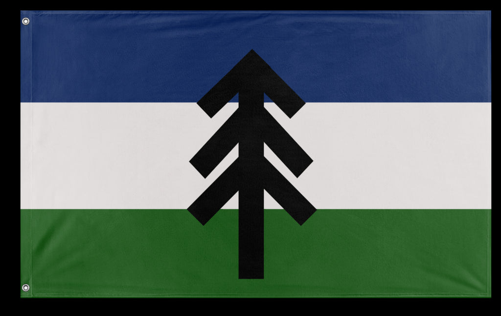 Runic Cascadian flag (Travis Pine) – Flagmaker & Print