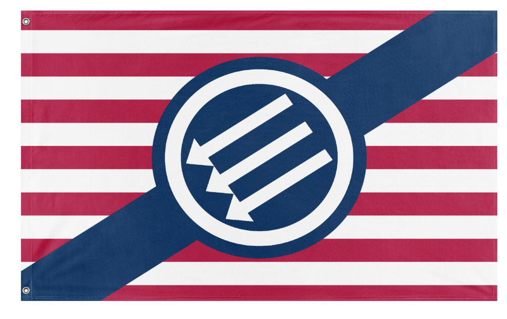American Iron Front flag (Gabriel Sosa) – Flagmaker & Print