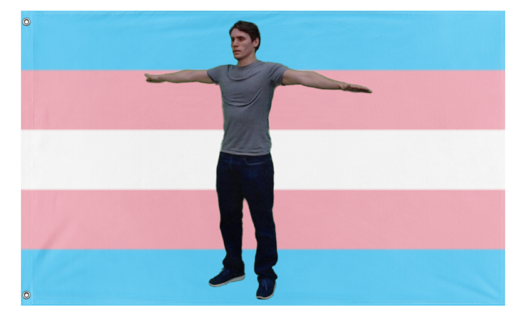 Jerma trans flag (Enoki) – Flagmaker & Print