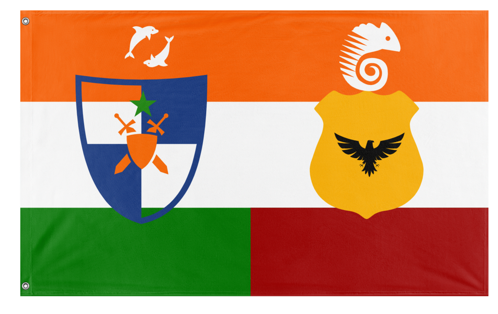 Sri Lankan-Indian Union flag (Eugene) – Flagmaker & Print