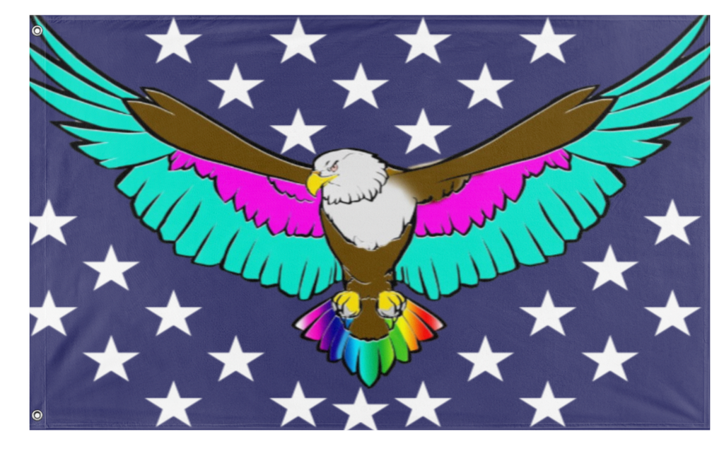 Queen Eagle flag (Queen Eagle) – Flagmaker & Print