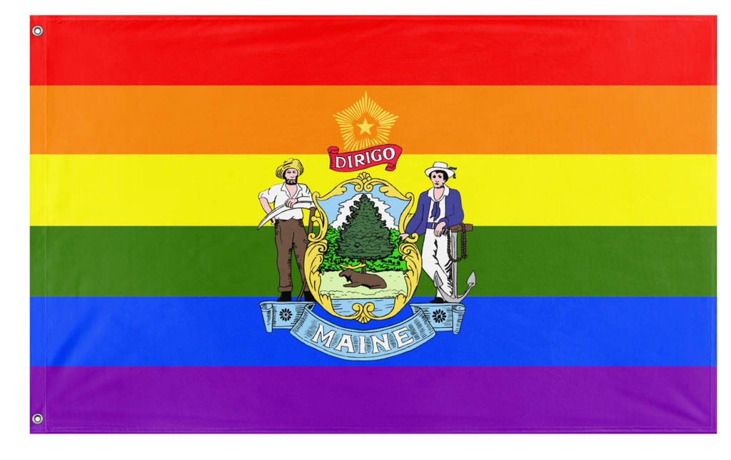 Maine Pride Flag (Pride Movement) – Flagmaker & Print