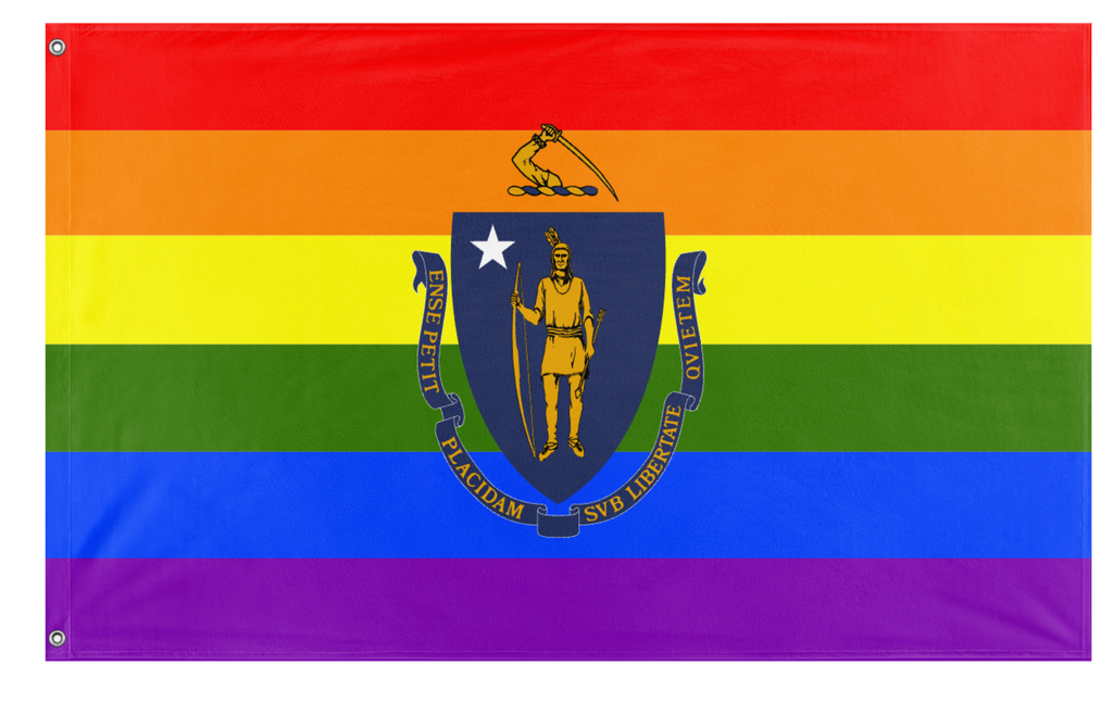 Massachusetts Pride Flag (Pride Movement) – Flagmaker & Print