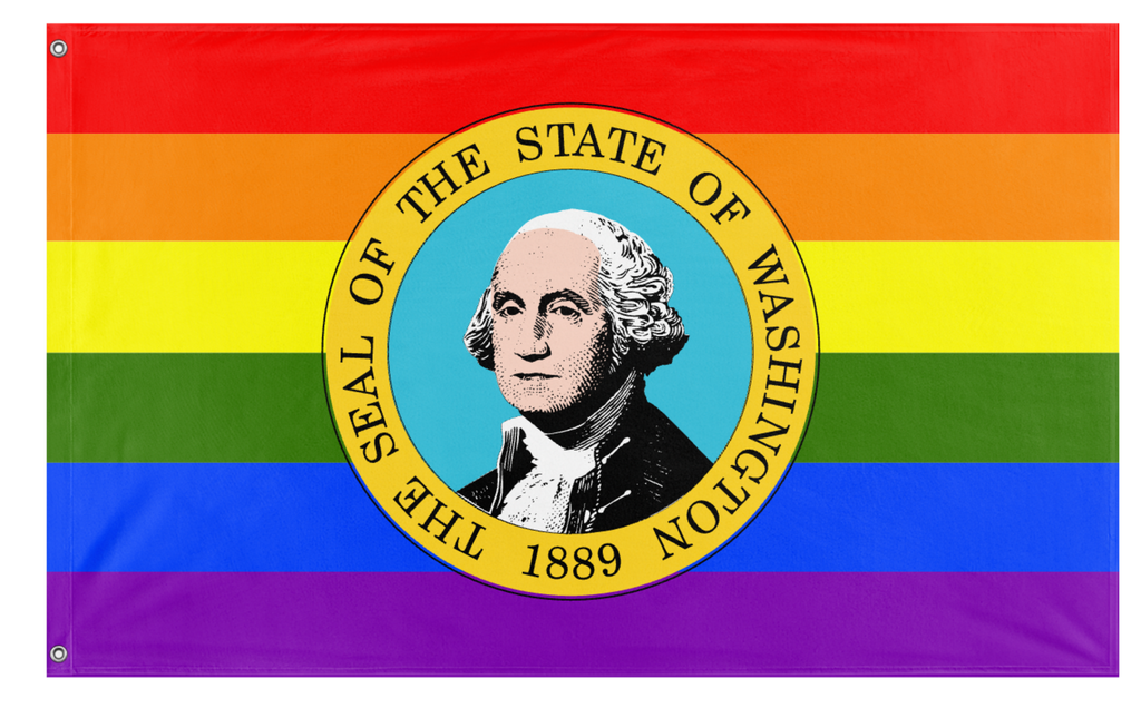 Washington Pride Flag (Pride Movement) – Flagmaker & Print