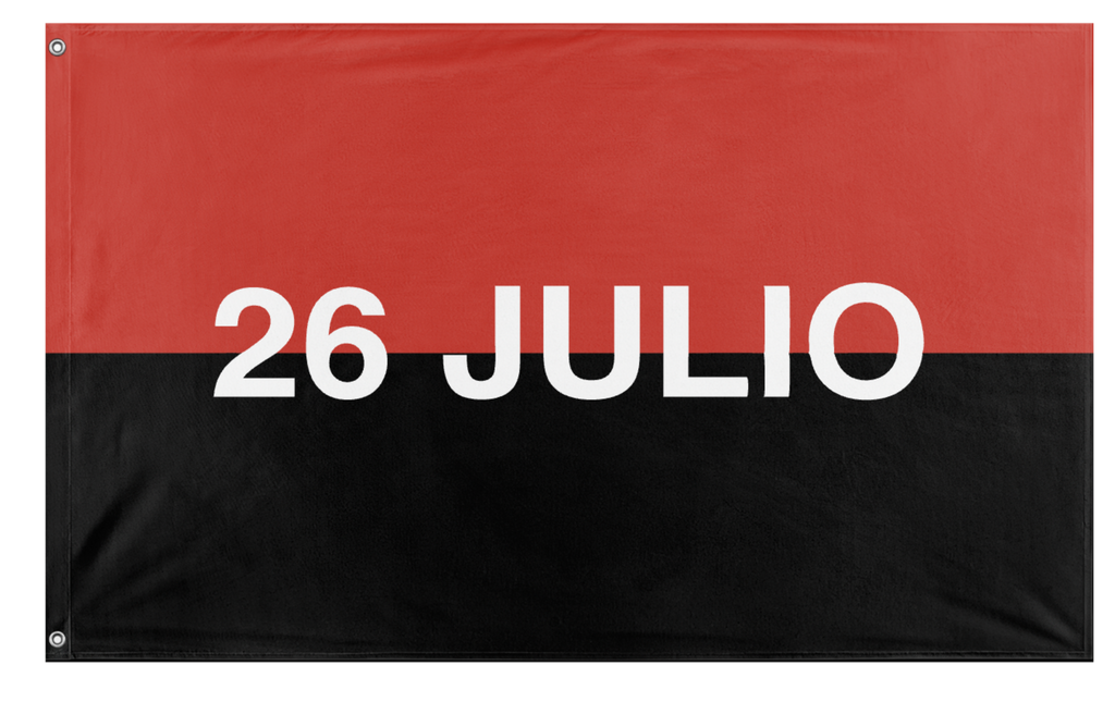 26th of July Movement Flag (Cuba) – Flagmaker & Print