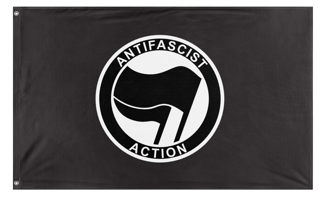 Anti-Fascist Flag (Black) flag (Political) – Flagmaker & Print