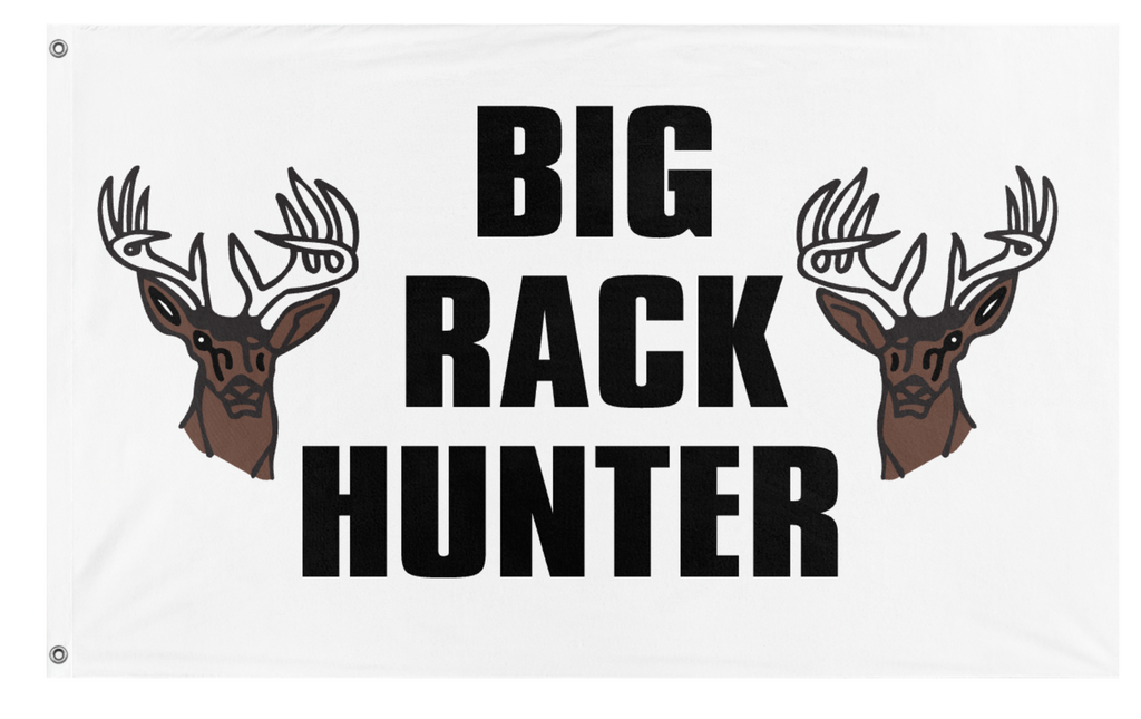 Big Rack Hunter flag (Funny Inappropriate Flags) – Flagmaker & Print