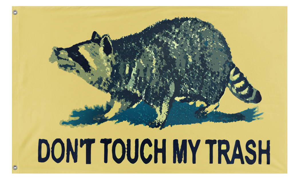 Don't Touch My Trash Flag (Gadsden) – Flagmaker & Print