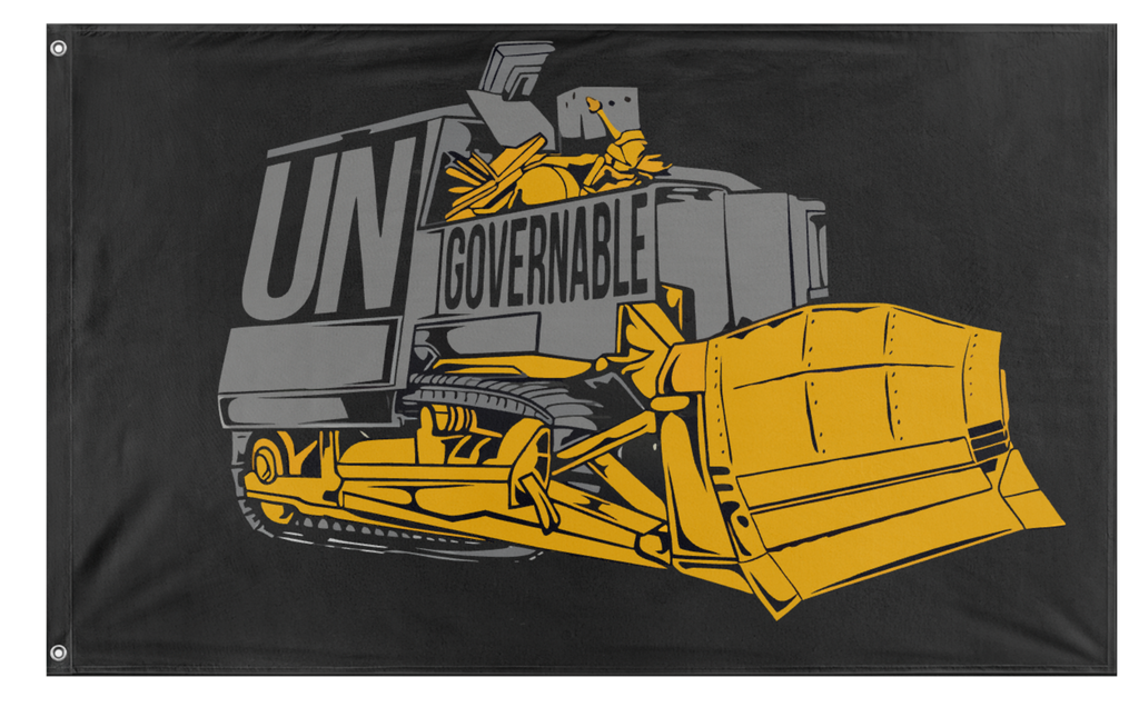 Killdozer Become Ungovernable Flag (Parody) – Flagmaker & Print
