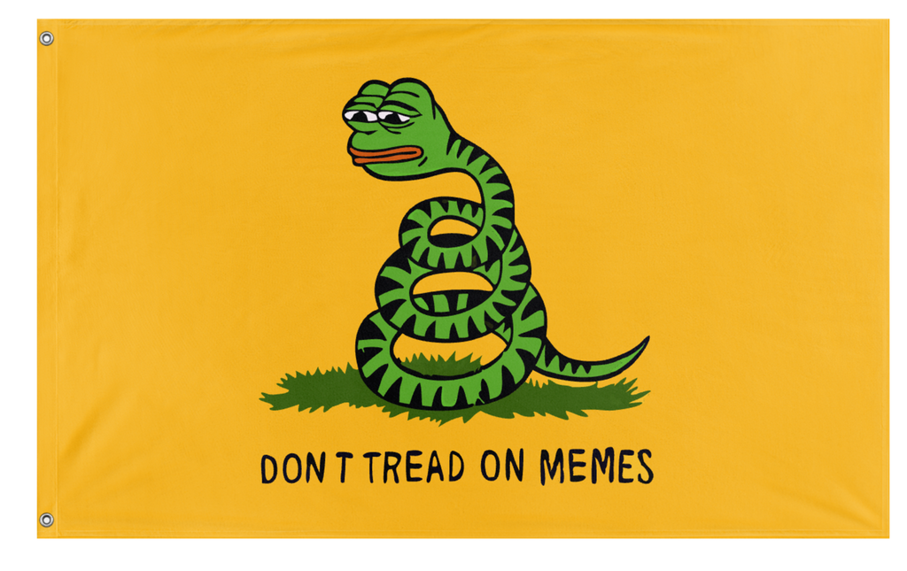 Don't Tread On Memes Flag (Gadsden) – Flagmaker & Print