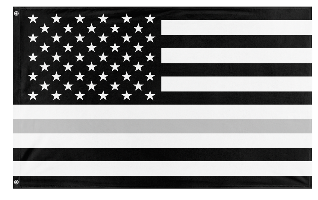 Thin Silver Line Flag (Security guards / Private security) – Flagmaker ...