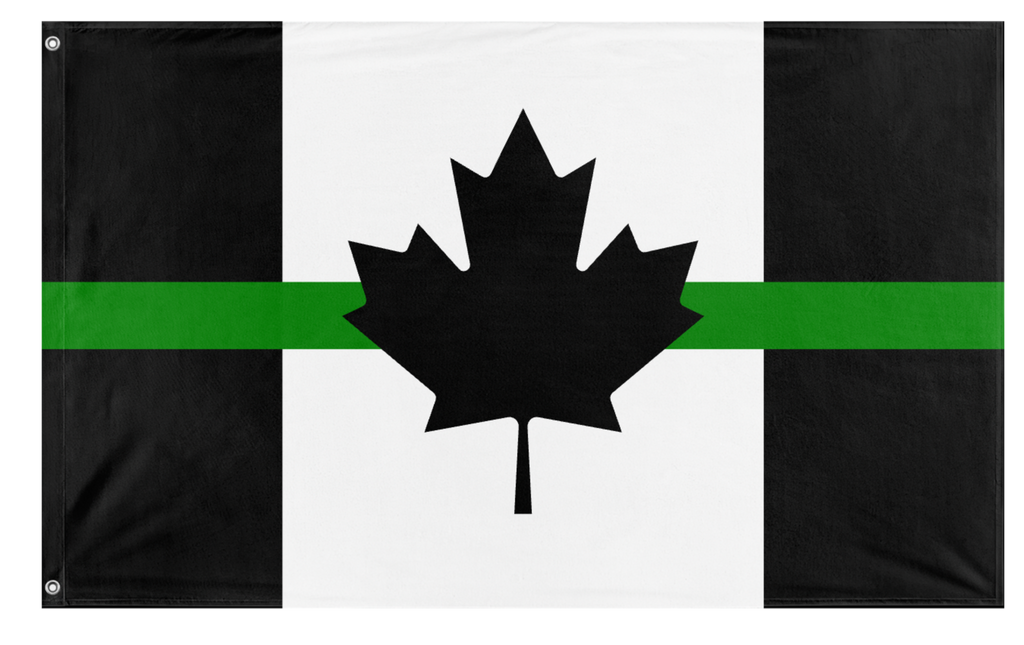 Thin Green Line Canada Flag (Military) – Flagmaker & Print