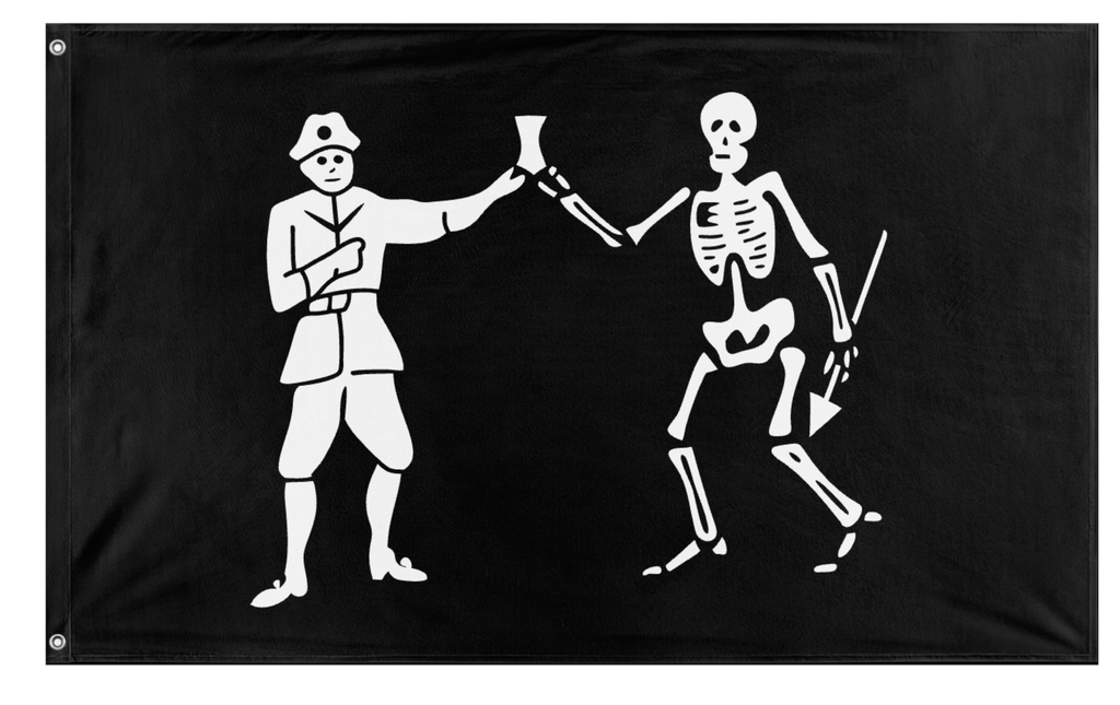 Black Bart Pirate Flag (Bartholomew Robets) – Flagmaker & Print