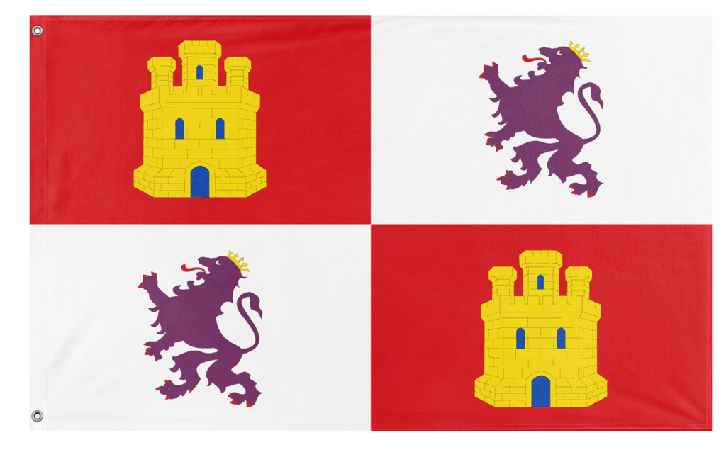 Lions & Castles Flag (Spain) – Flagmaker & Print