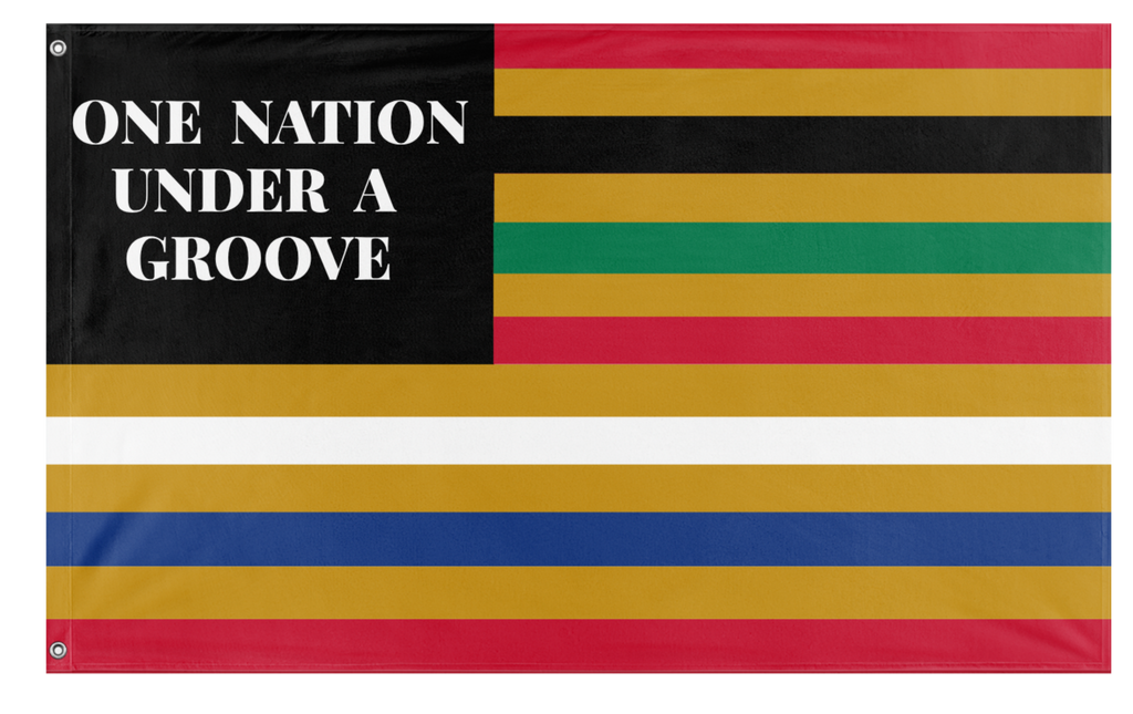 One Nation Under A Groove flag (Patrick) – Flagmaker & Print